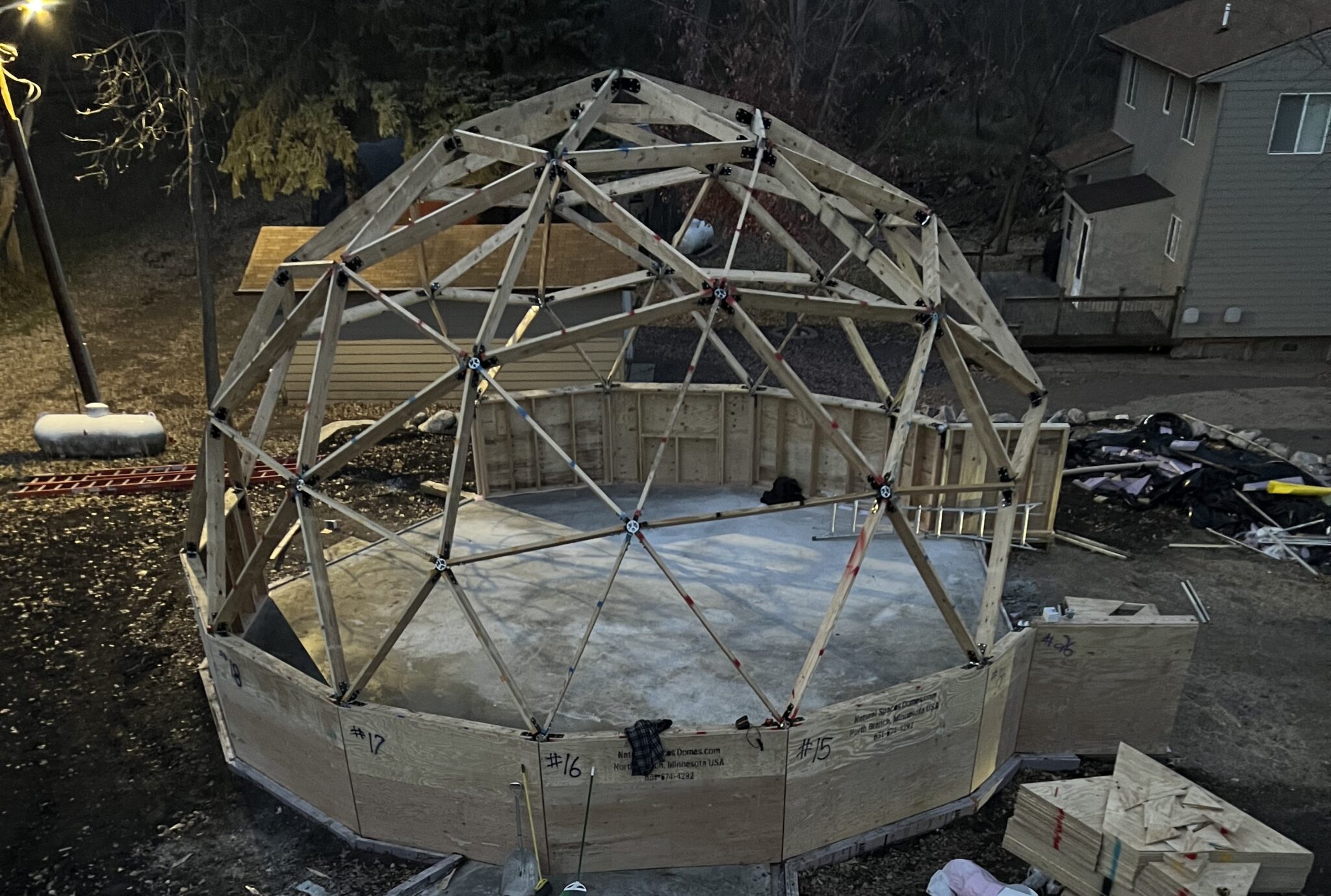 2 x 8 Dome Pre-cut Complete Shell Kit